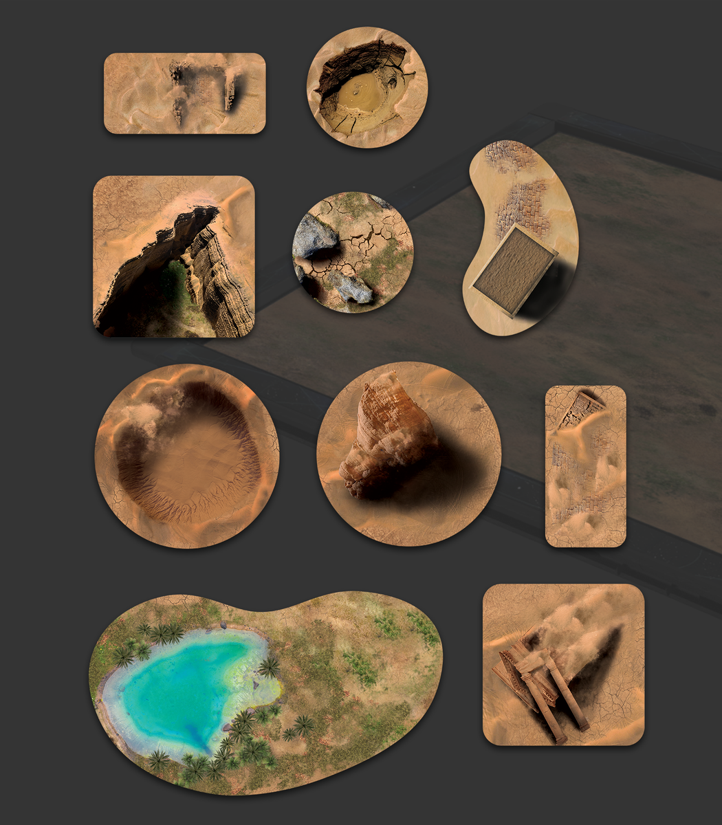 Terrain Pack: Desert – Game Toppers