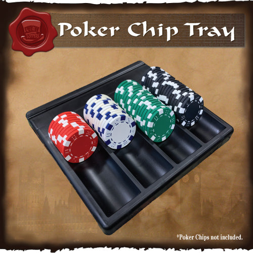 With Lid Acrylic Poker Chip Tray – 350-Chip Capacity With 2 Card Slots ...